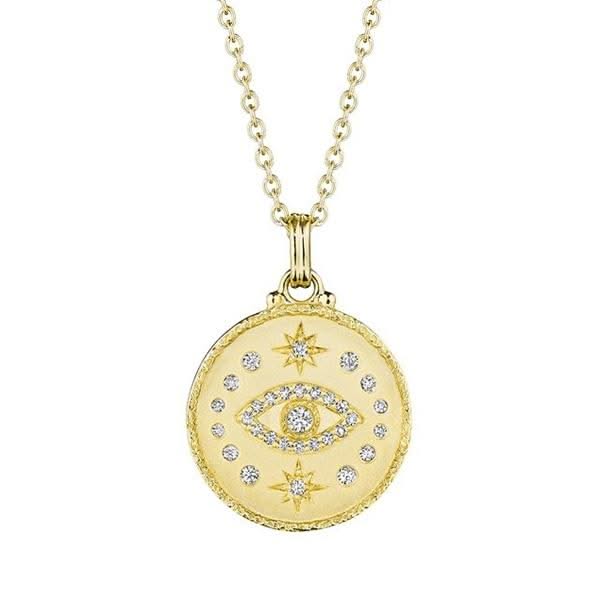 PENNY PREVILLE Medallion Evil Eye Pendant – Reis-Nichols Jewelers