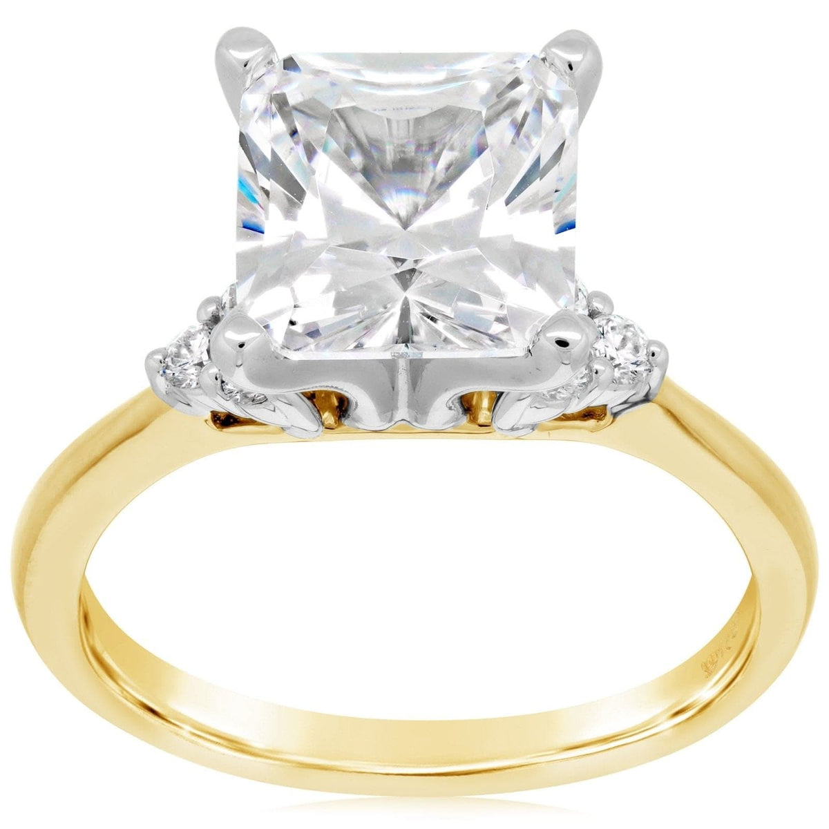 Diamond Trio Cluster Engagement Setting – Reis-Nichols Jewelers