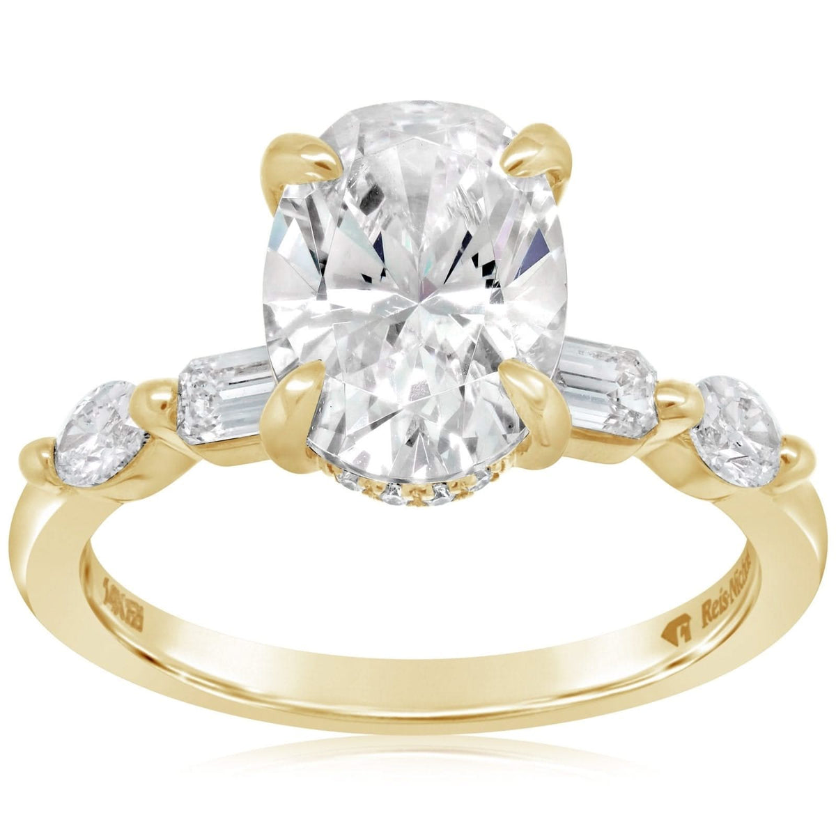 Mixed Shape Diamond Engagement Ring Setting – Reis-Nichols Jewelers