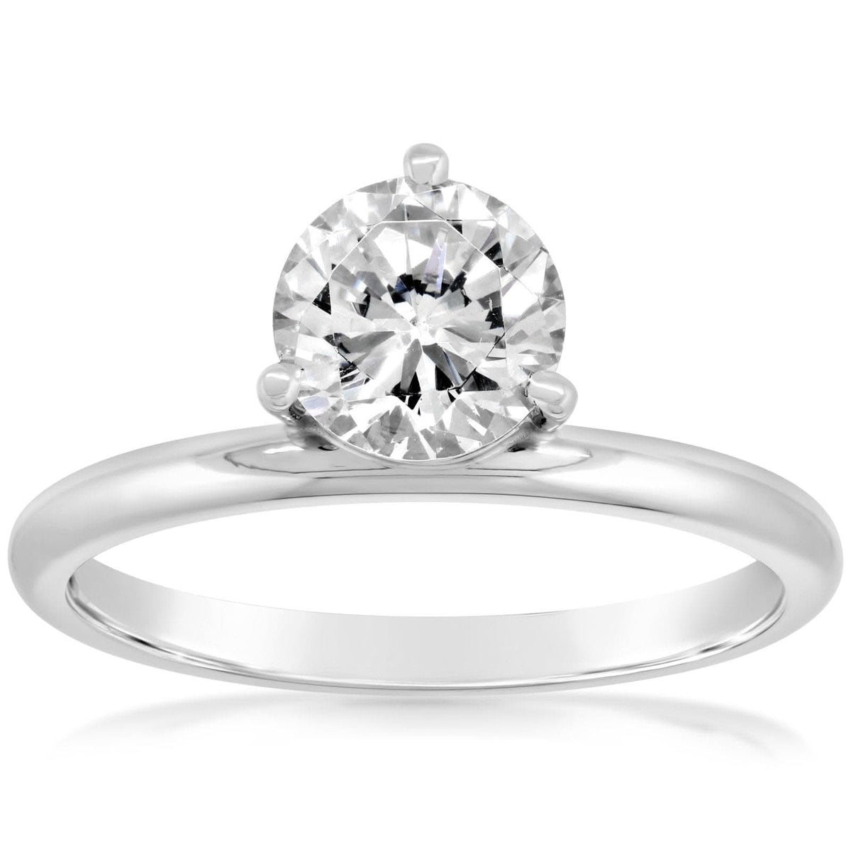 Offset Solitaire Engagement Ring Setting – Reis-Nichols Jewelers