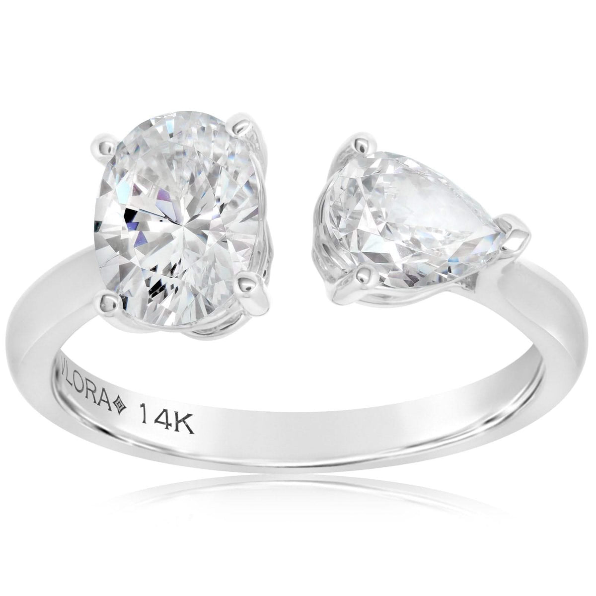 Open Two Diamond Ring Setting – Reis-Nichols Jewelers