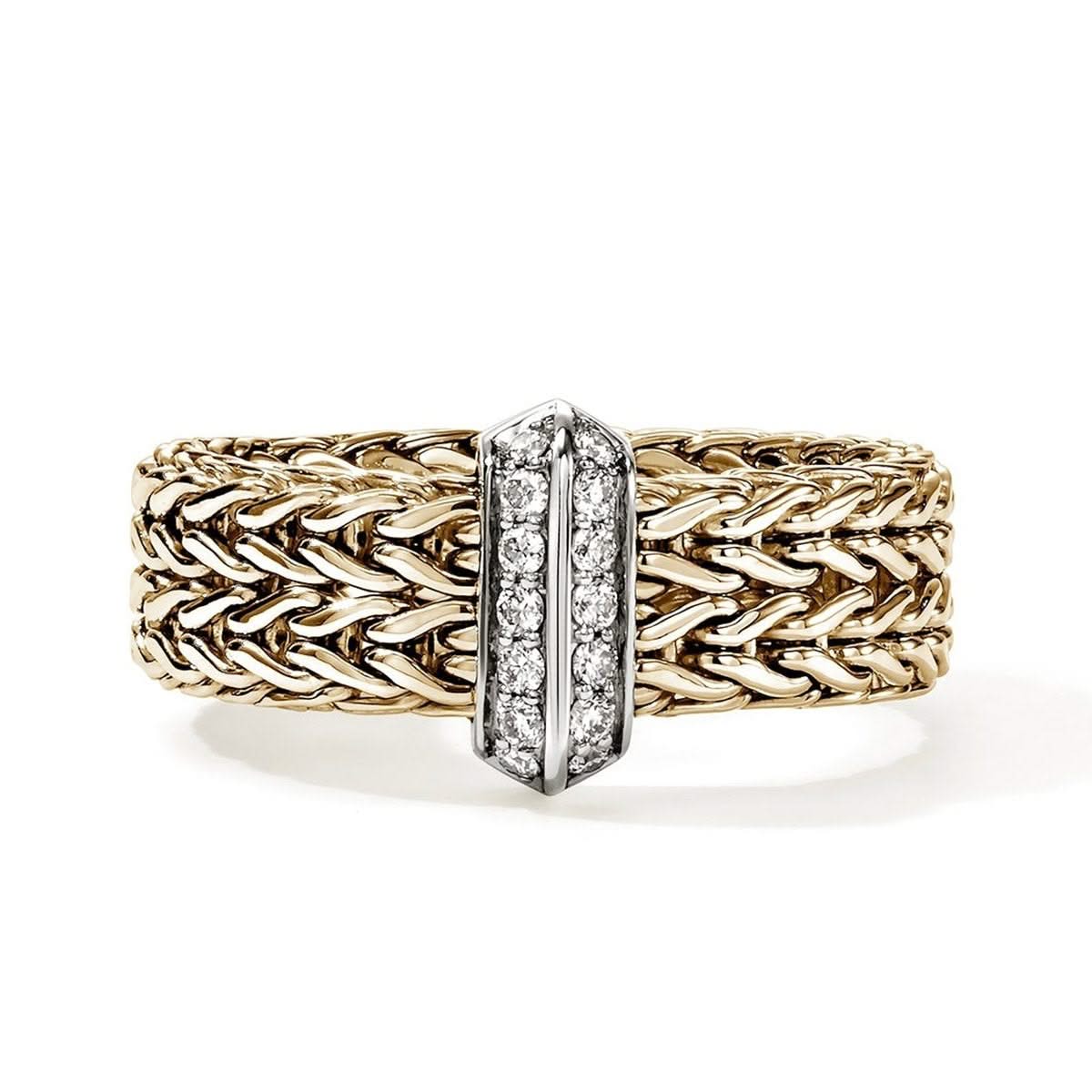 JOHN HARDY 6mm Icon Link Diamond Band in Size 7 – Reis-Nichols Jewelers